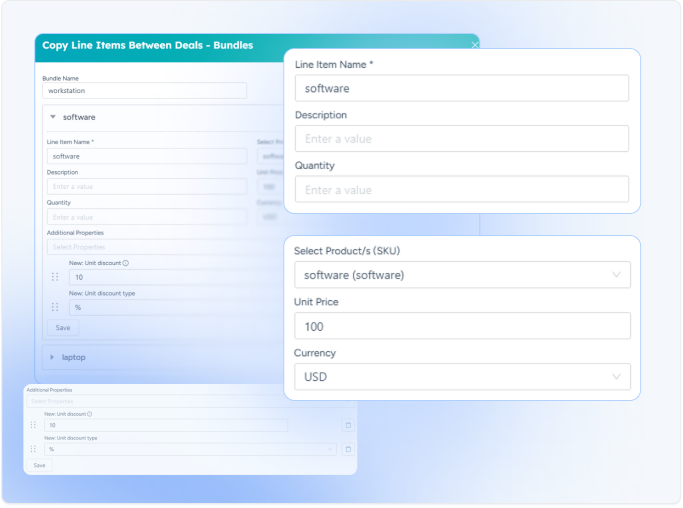 Copy Line Items Between Deals Using Best in Class App for HubSpot